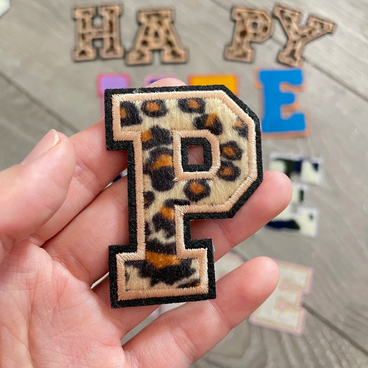 Leopard Print Chenille Letters 6cm – Wills Creek Designs