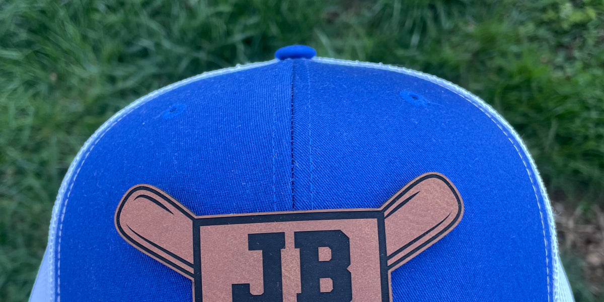 Personalized Baseball/Softball Leatherette Patch *HAT PRESS REQUIRED ...