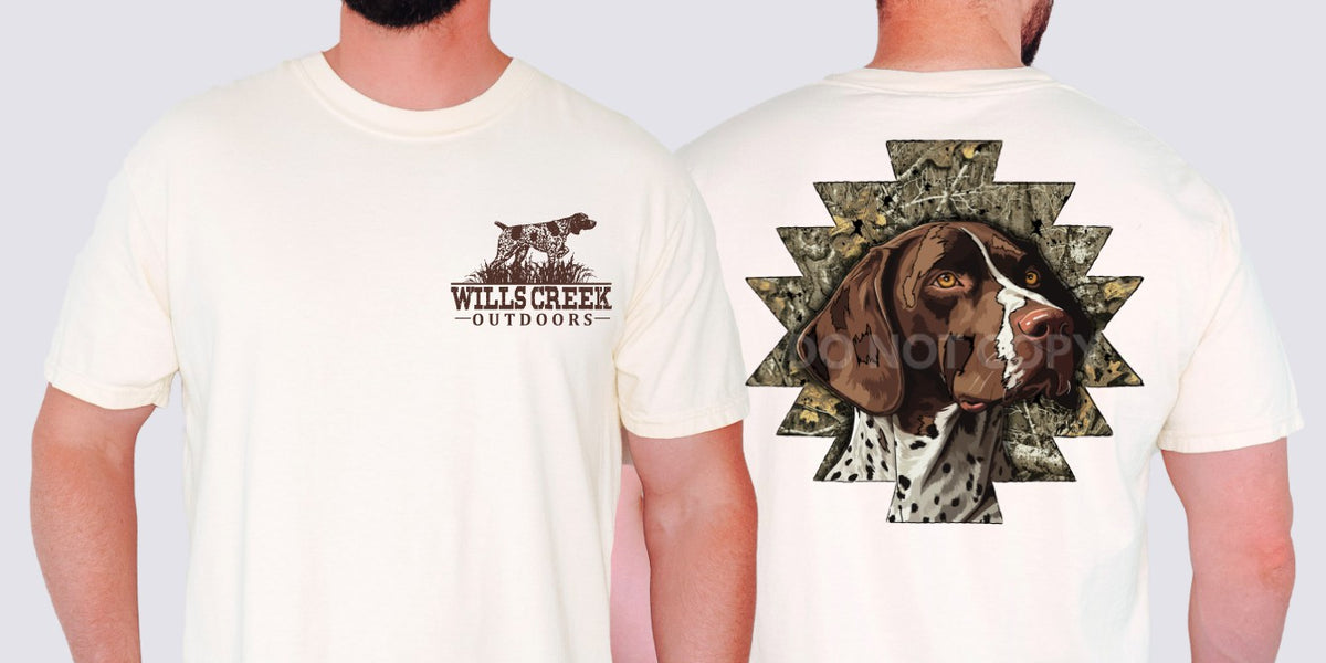 Camo GSP Wholesale Tee (front & back) – Wills Creek Designs