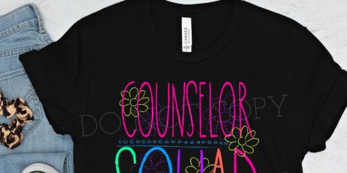 Chalkboard COUNSELOR Squad DTF Transfer – Wills Creek Designs