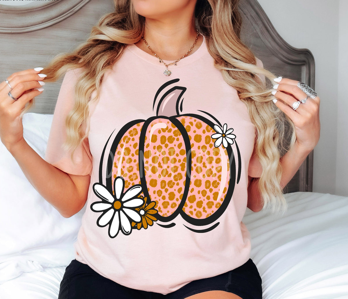 Pumpkin Daisy Screen Print High Heat Transfer K35 – Wills Creek Designs