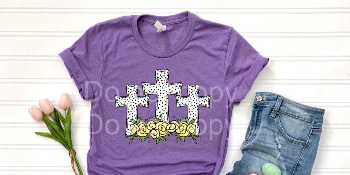 3 Cross DTF Transfer – Wills Creek Designs