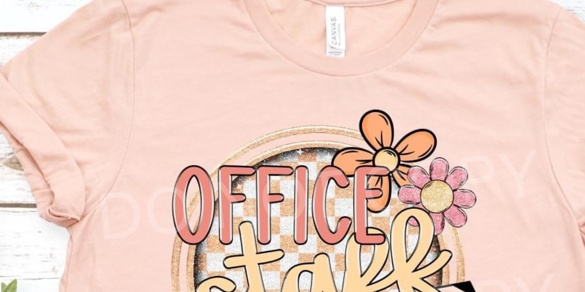 Happy Daisy OFFICE STAFF DTF Transfer – Wills Creek Designs