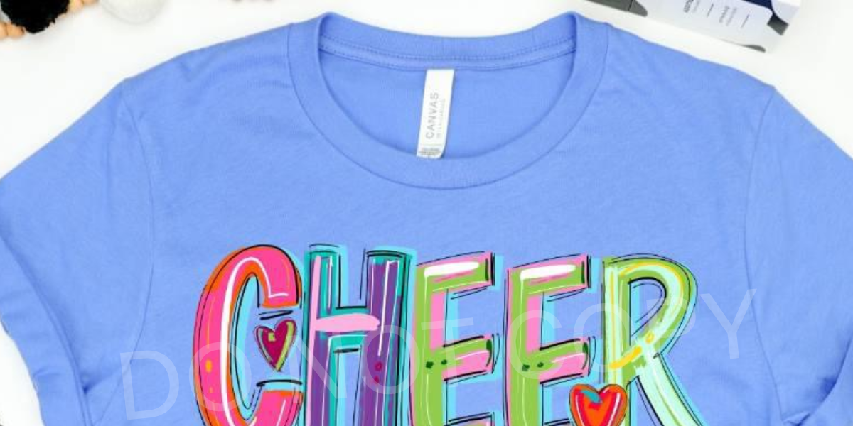 Cheery Words CHEER DTF Transfer – Wills Creek Designs