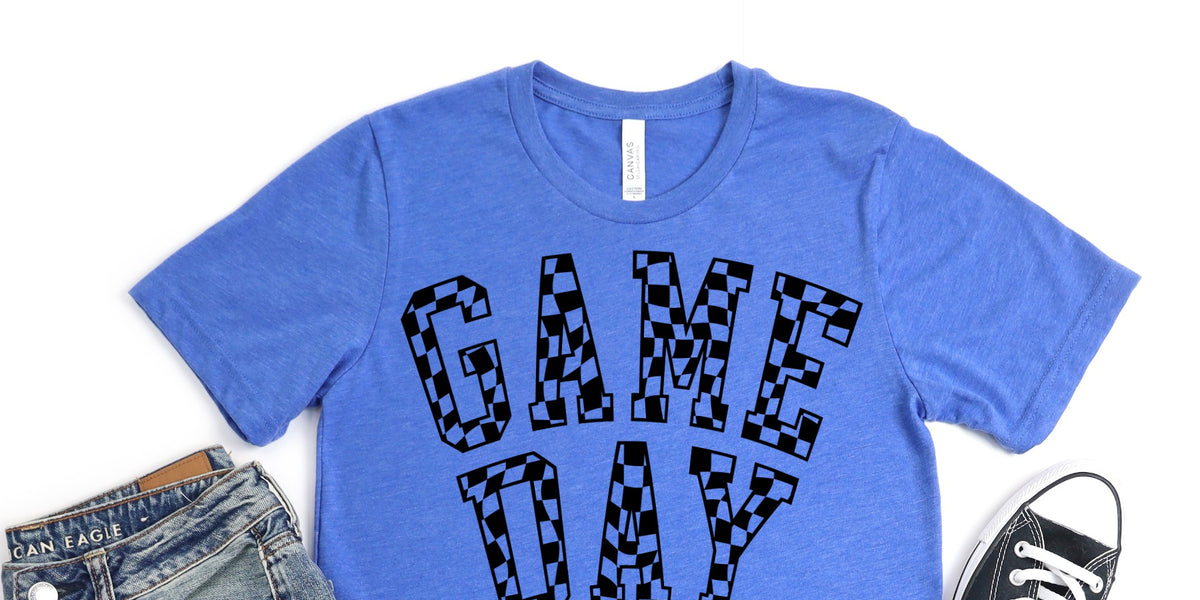 Game Day Checkered Screen Print Transfer – Wills Creek Designs
