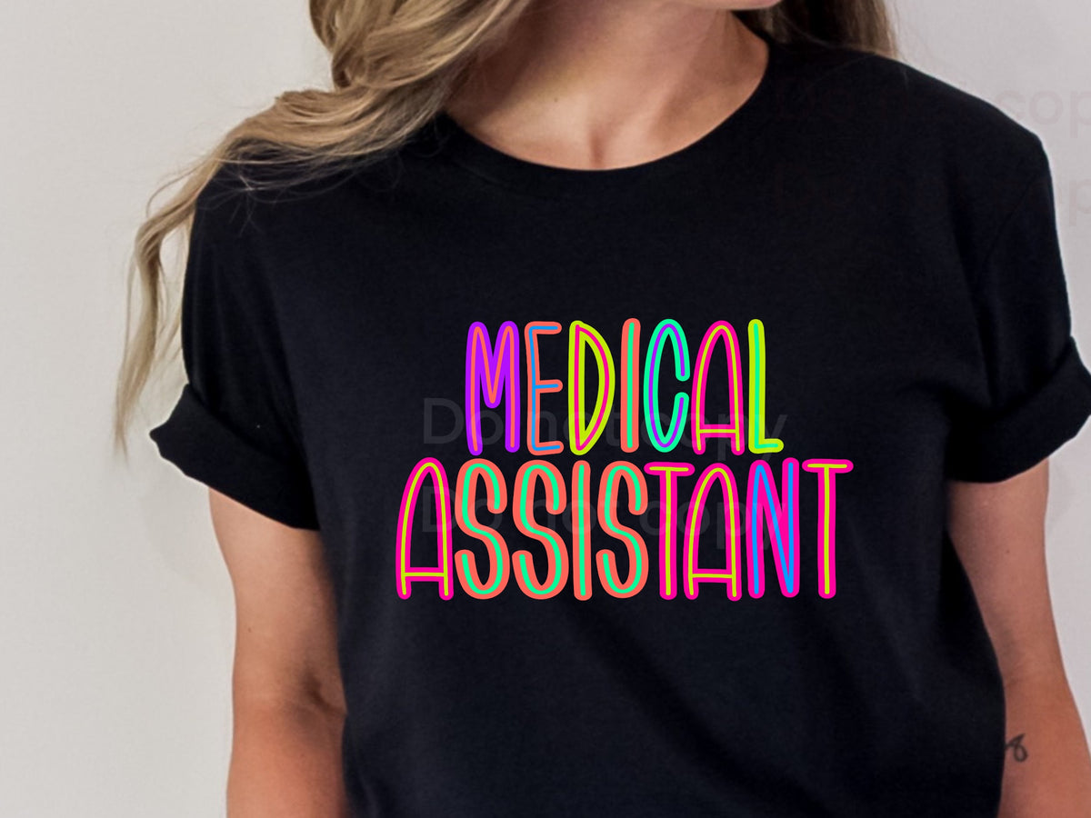 Bright Medical Assistant DTF Transfer – Wills Creek Designs