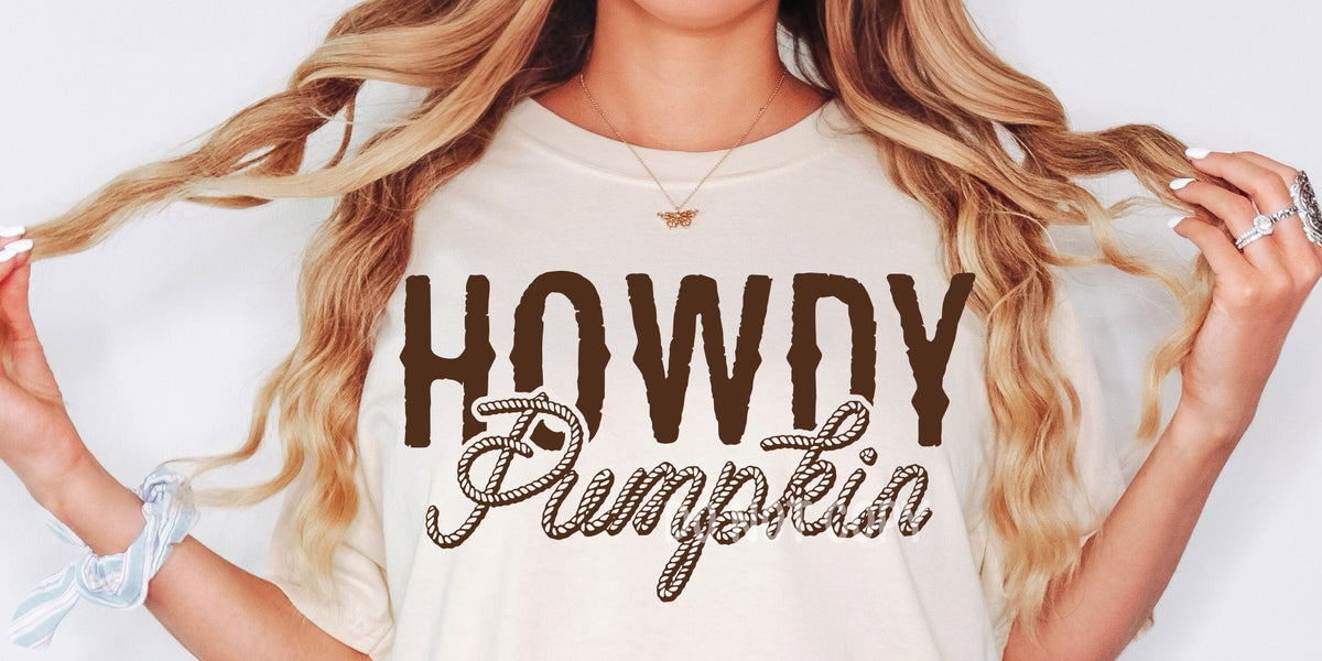 Howdy Pumpkin Screen Print Transfer T18 – Wills Creek Designs