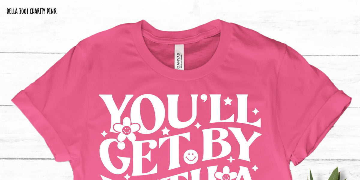 Get by with a Smile Screen Print Transfer W80 – Wills Creek Designs