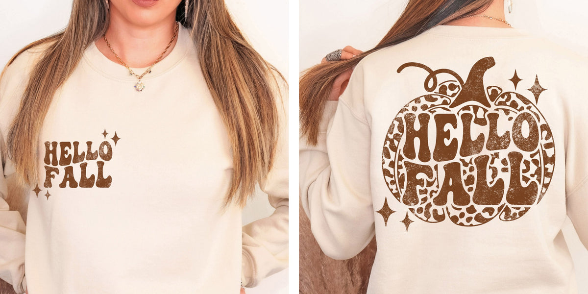 Hello Fall Screen Print Transfer K27 – Wills Creek Designs