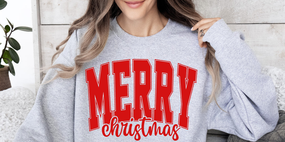 Merry Christmas Screen Print Transfer – Wills Creek Designs