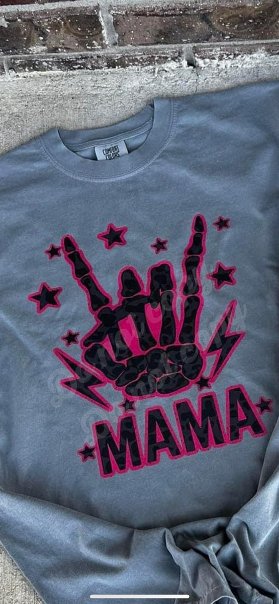 Mama Rock Hand DTF transfer – Wills Creek Designs