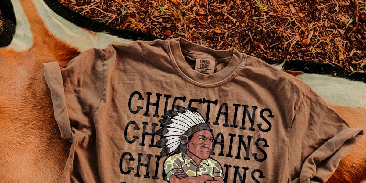 Chieftains Camo Stacked Mascot DTF Transfer – Wills Creek Designs