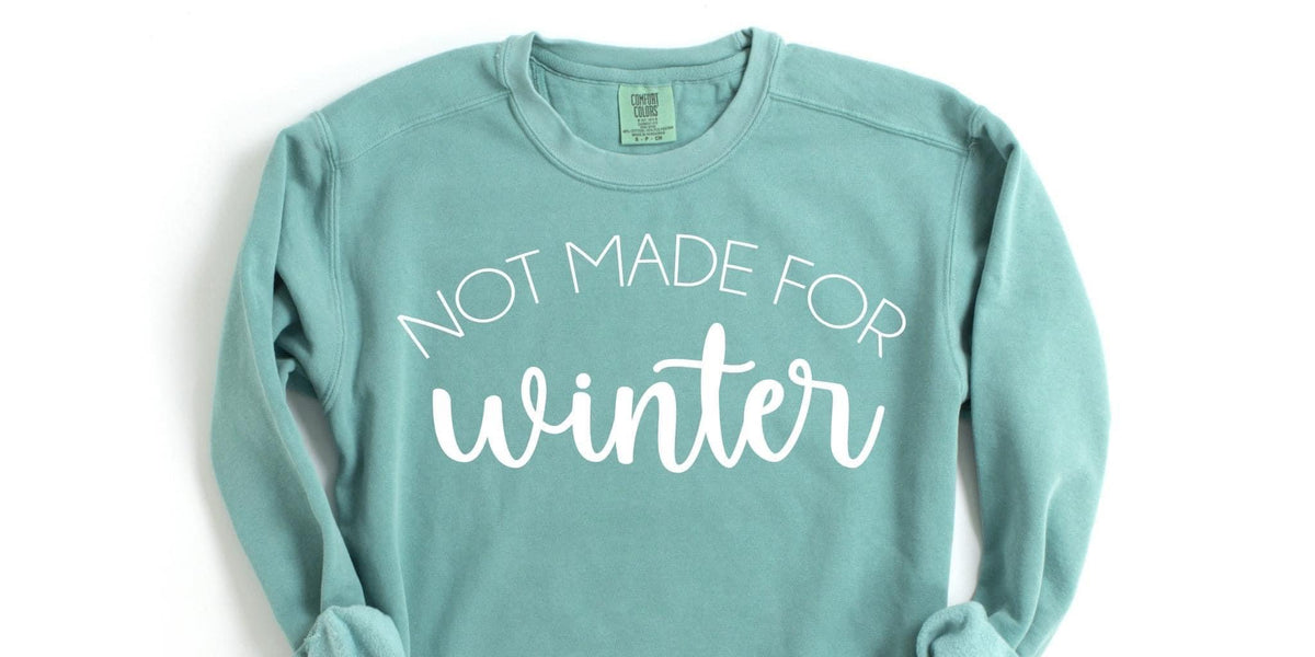 Not Made for Winter Screen Print Transfer Q59 – Wills Creek Designs