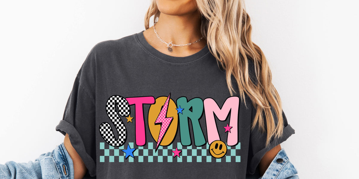 Storm Mix Print Preppy Mascot DTF Transfer – Wills Creek Designs