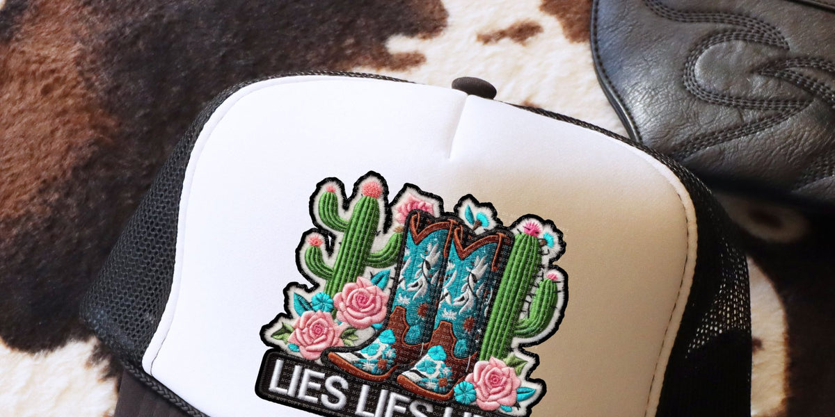 Lies Lies Lies FAUX Patch DTF Transfer – Wills Creek Designs