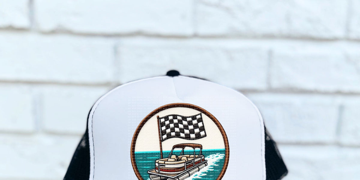 Pontoonin' FAUX Patch DTF Transfer – Wills Creek Designs