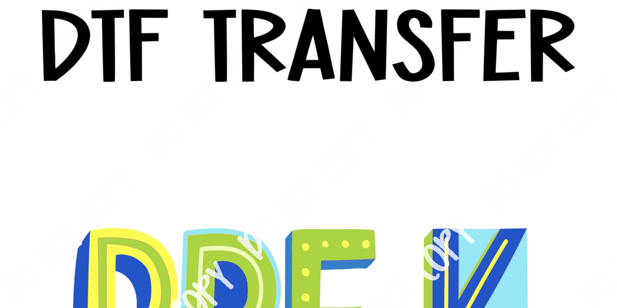Colorful Pre K boy DTF Transfer – Wills Creek Designs