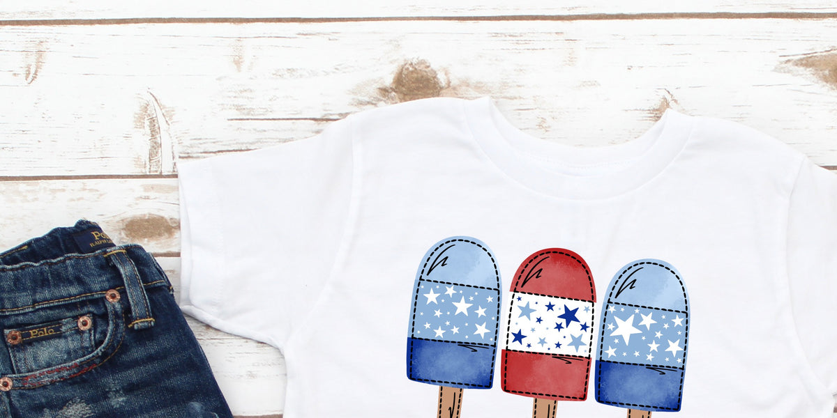Custom Listing Patriotic Popsicle DTF Transfer (leave name in the note – Wills Creek Designs
