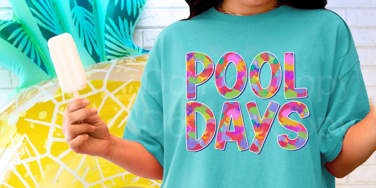 Pool Days DTF Transfer – Wills Creek Designs