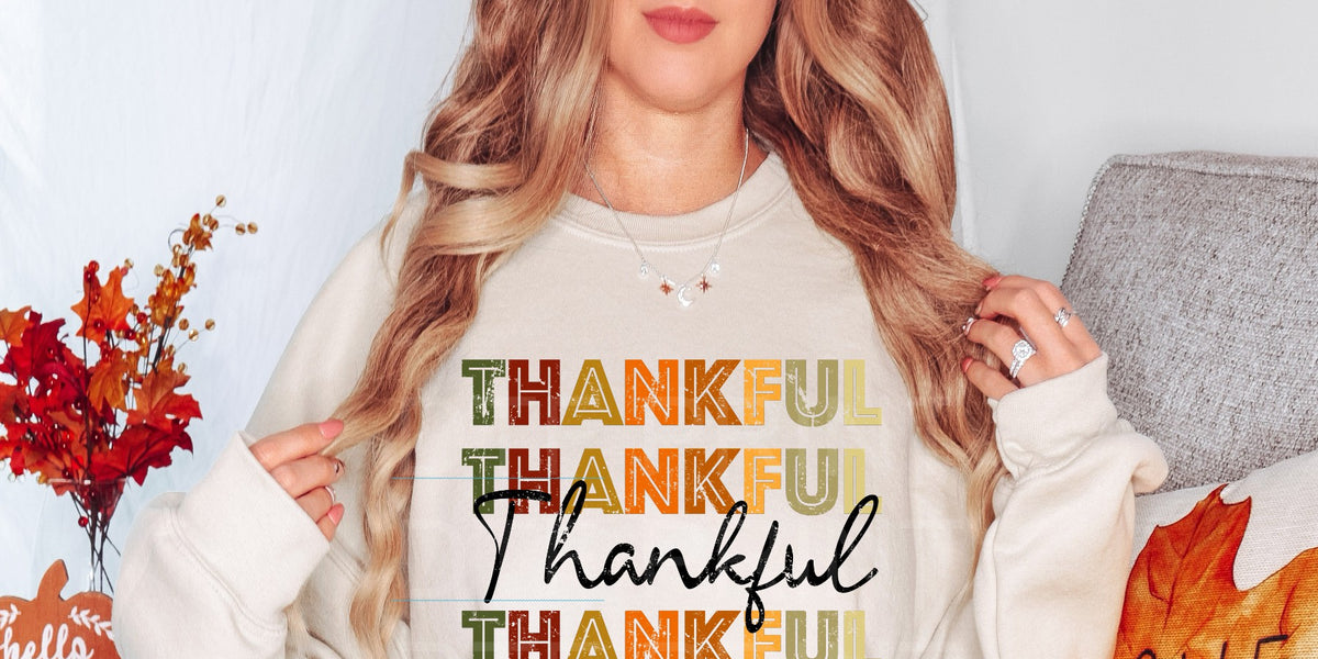 Thankful Stack DTF Transfer – Wills Creek Designs