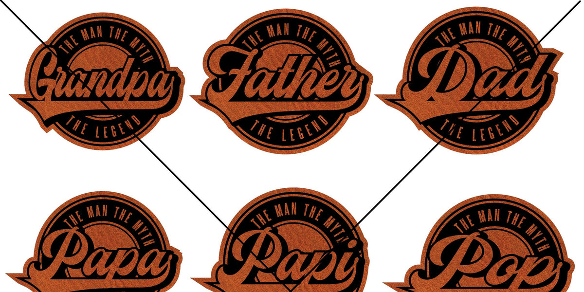Fathers Day Leather Patch for Hats *Heat Press Required* – Wills Creek ...
