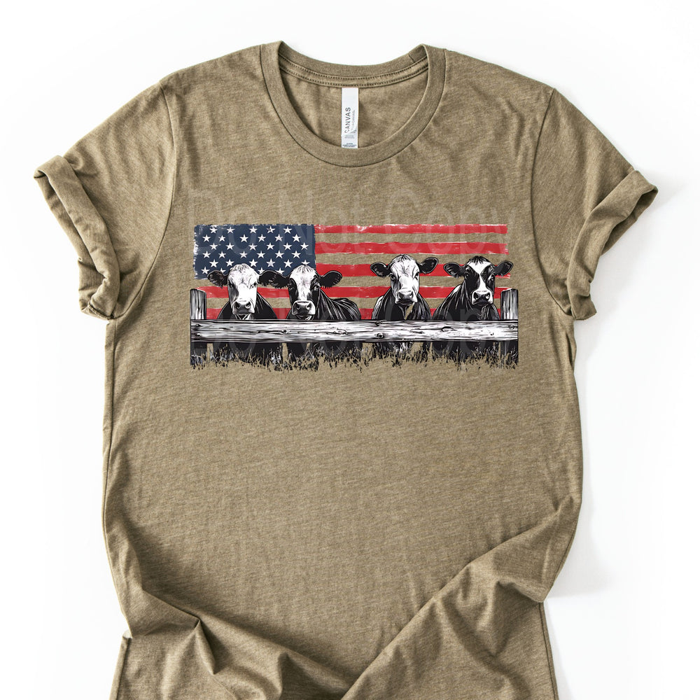 Cow Flag DTF Transfer – Wills Creek Designs