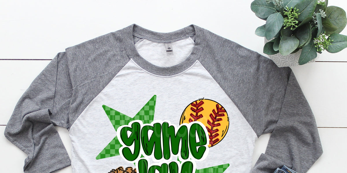 Gameday Softball Green DTF Transfer – Wills Creek Designs