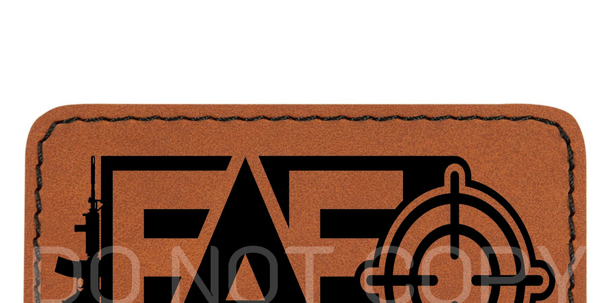 FAFO Leather Patches *Patch Only* – Wills Creek Designs