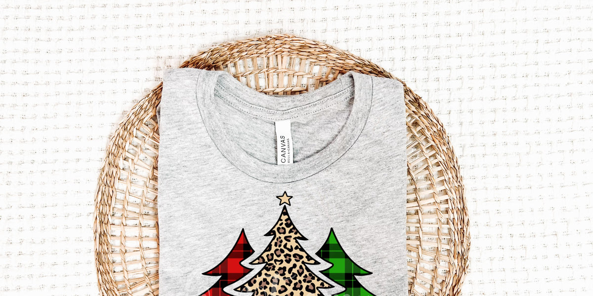 “No restocks” Merry Christmas Trees Screen Print High Heat Transfer P3 ...