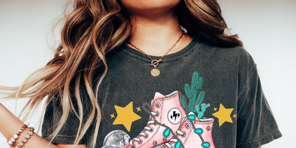 Pink High Top Cactus Screen Print High Heat Transfer U53 – Wills Creek ...