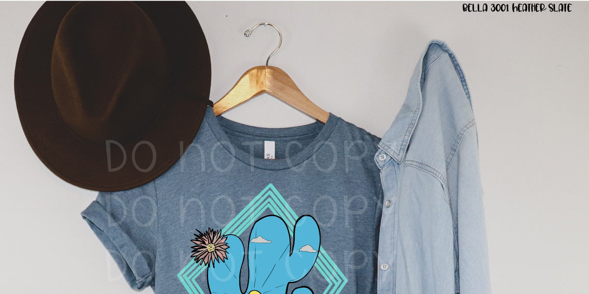 Sunset Cactus Screen Print Transfer High Heat T94 – Wills Creek Designs