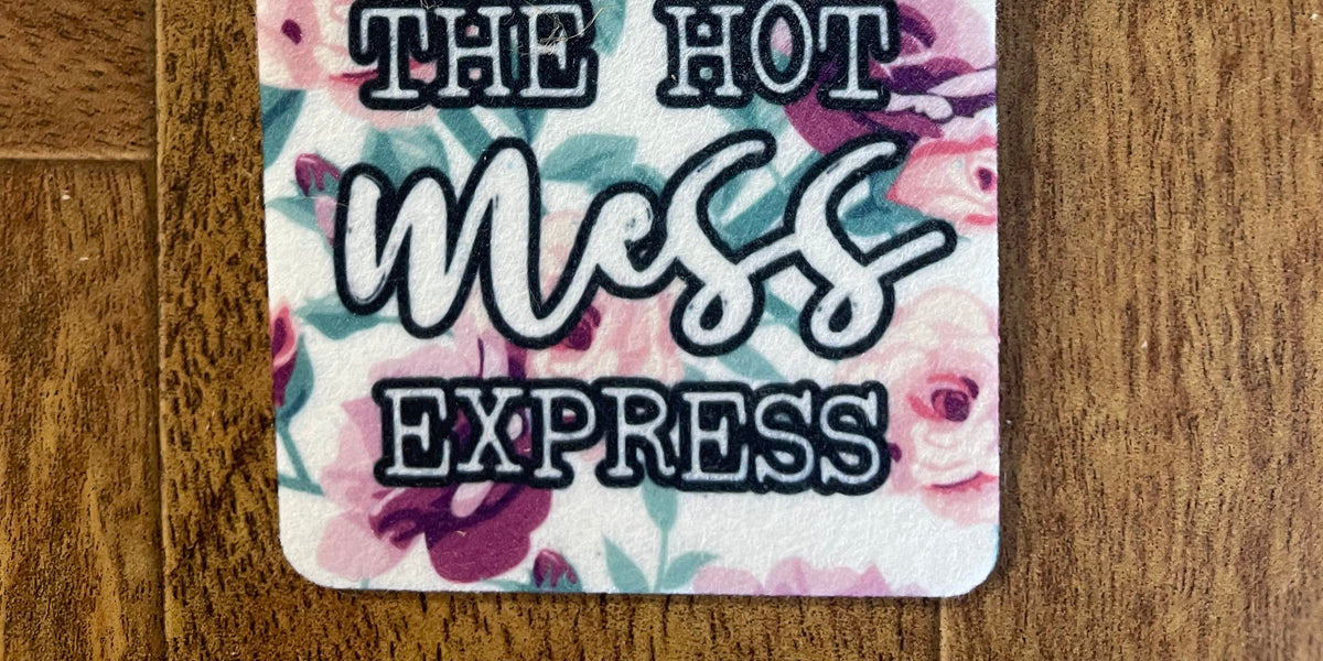 Hot Mess Express Car Freshie with Wood Beads – Wills Creek Designs