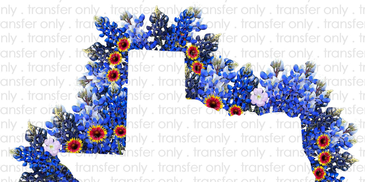 Texas Blue Bonnet Sublimation Transfer – Wills Creek Designs
