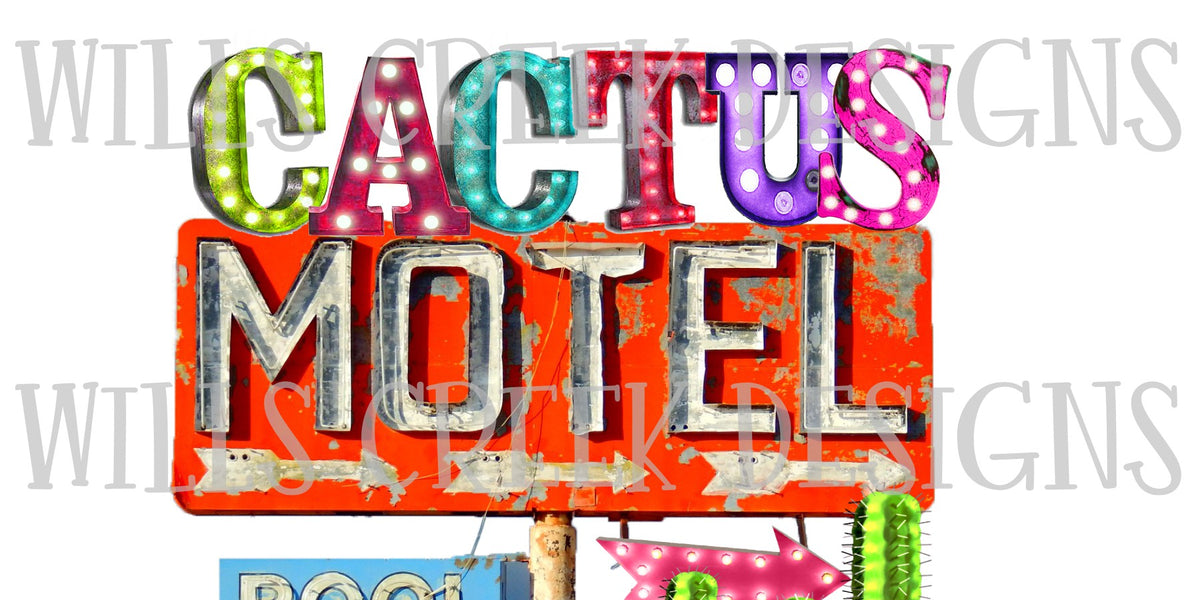 Cactus Motel Digital Download – Wills Creek Designs