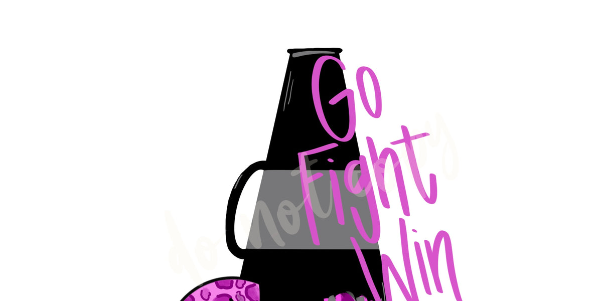Go Fight Win Pink Digital Download – Wills Creek Designs