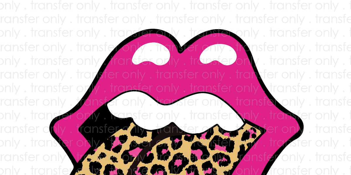 Pink leopard lips Sublimation Transfer – Wills Creek Designs