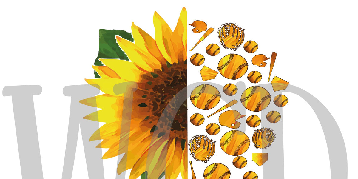 Sunflower Softball Digital Download – Wills Creek Designs