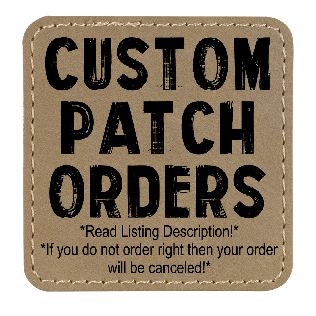 “Discount code does not apply to customs” CUSTOM Patches Leather Patch ...