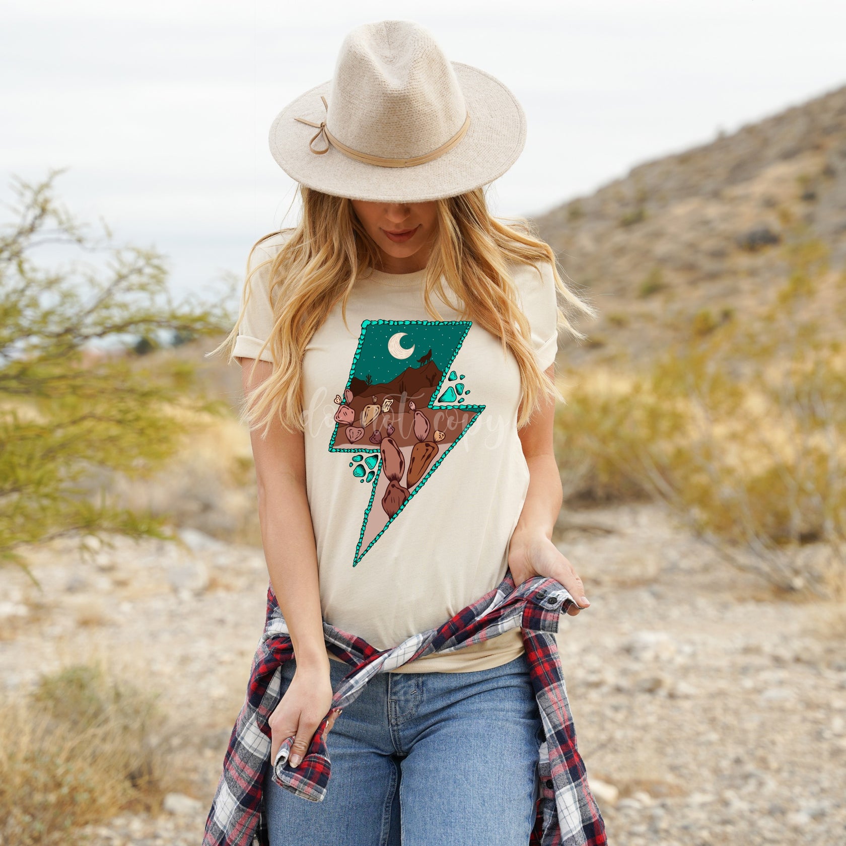 Desert Bolt Screen Print High Heat Transfer A4 – Wills Creek Designs